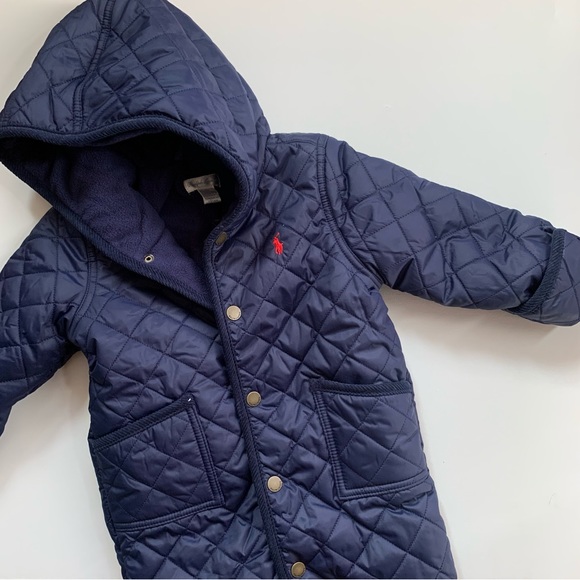 Ralph Lauren | Jackets & Coats | Hp Baby Ralph Lauren Quilted One Piece ...